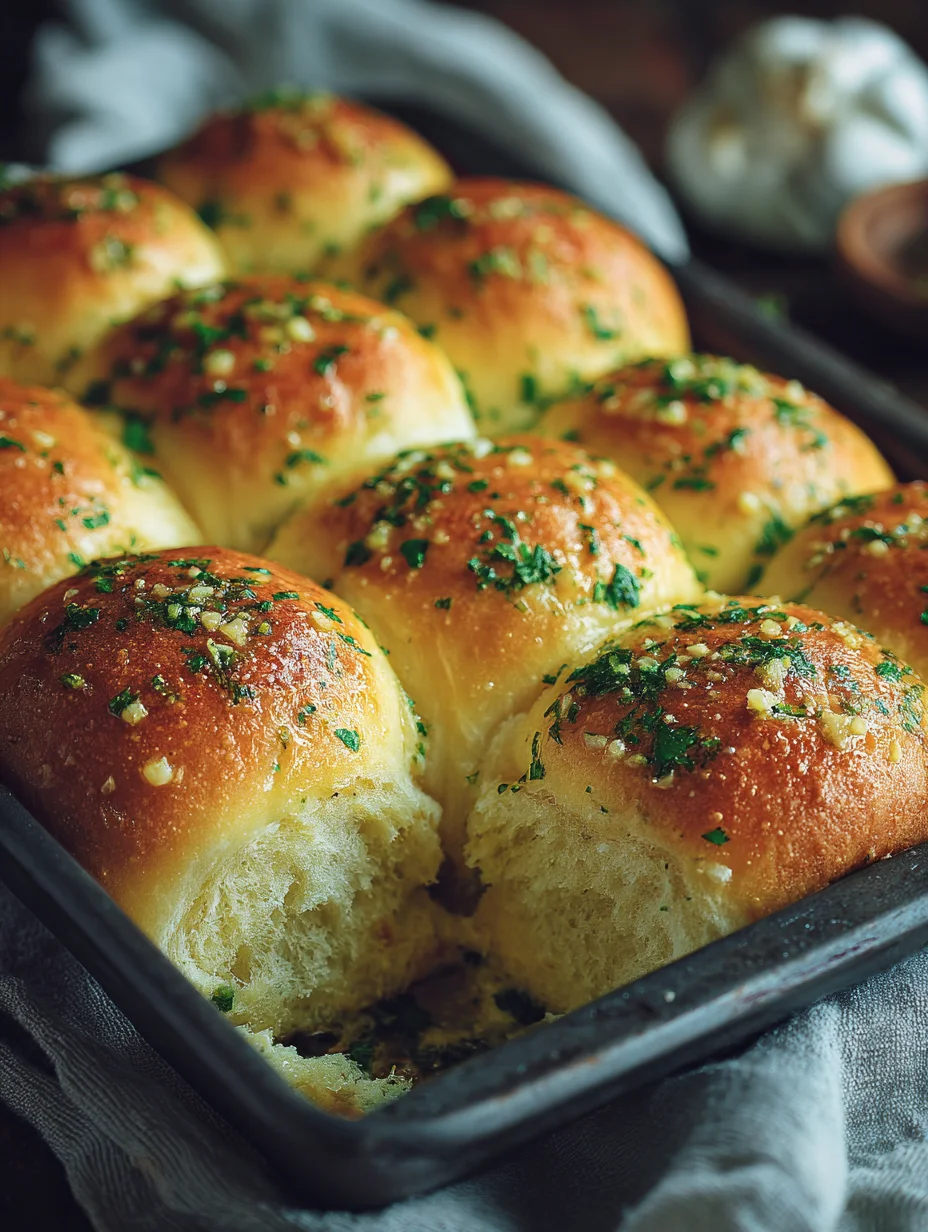 Easy Homemade Garlic Bread Rolls You'll Love